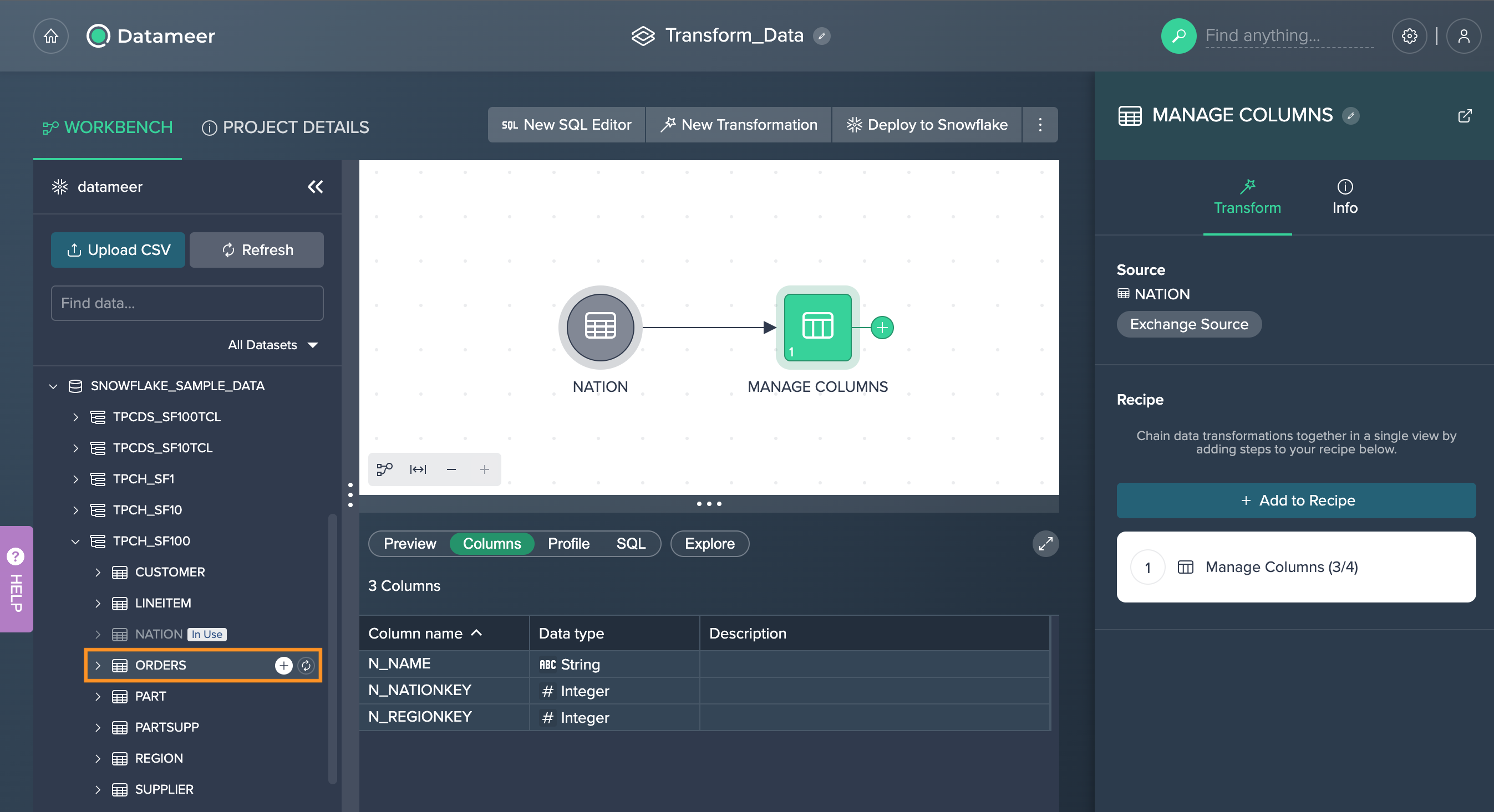 Adding Data To A Project Datameer User Guide