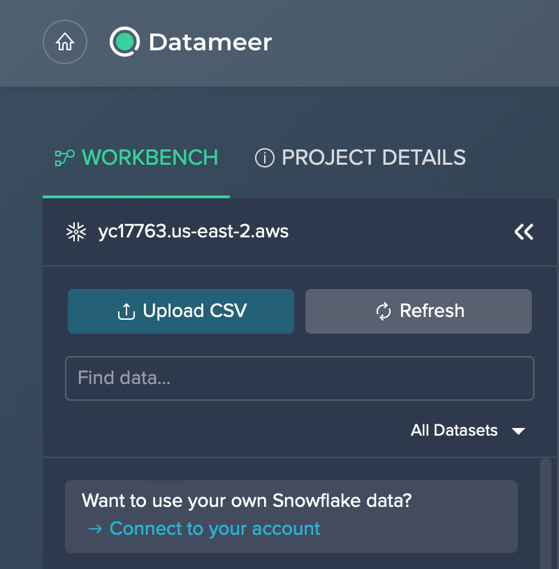 Initial Setup - Datameer User Guide