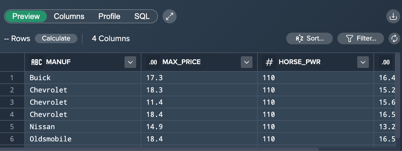 Workbench - Datameer User Guide