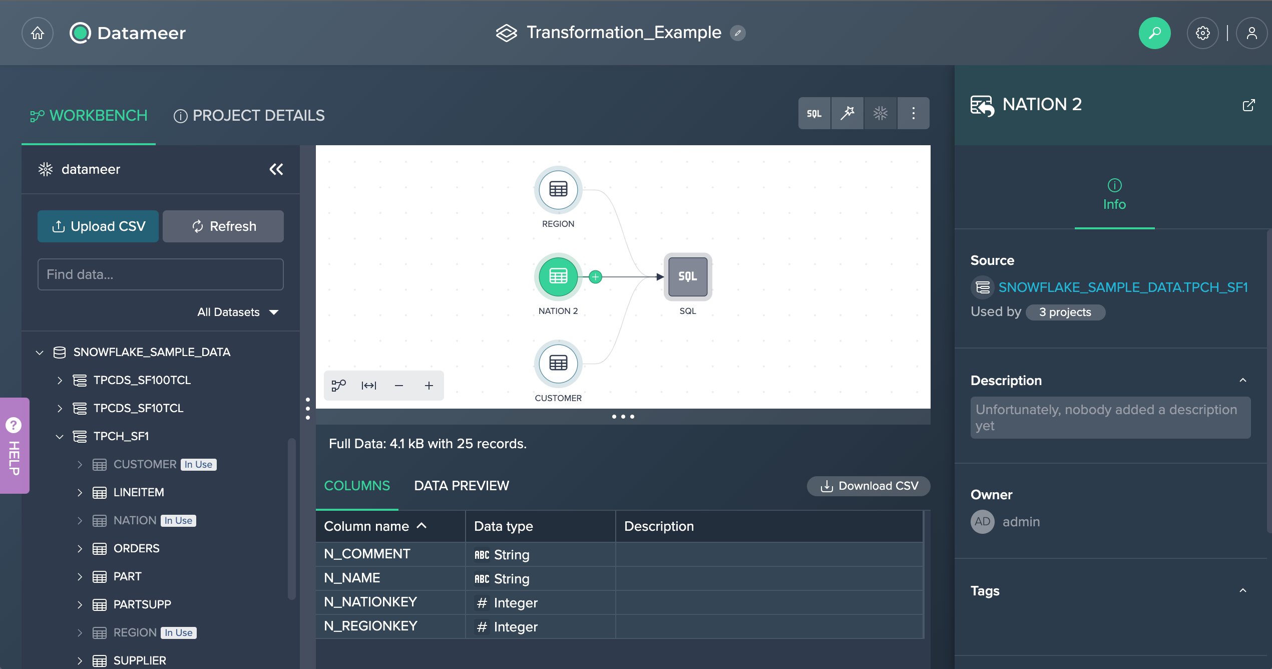 Workbench - Datameer User Guide